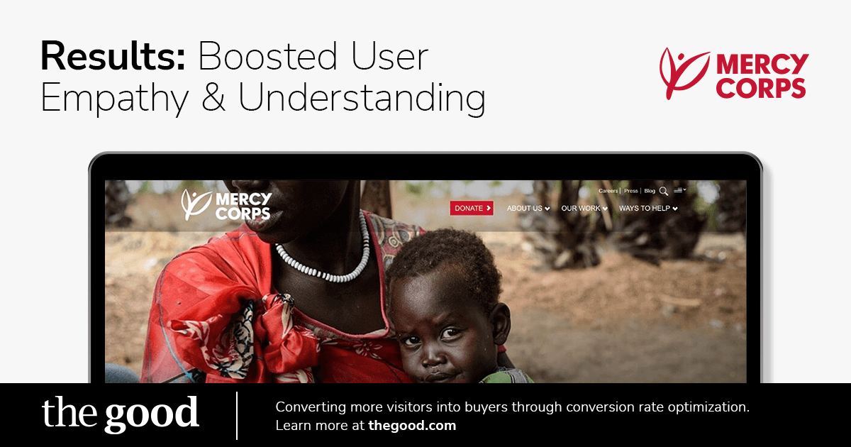 Mercy Corps Boosts User Empathy and Understanding - The Good