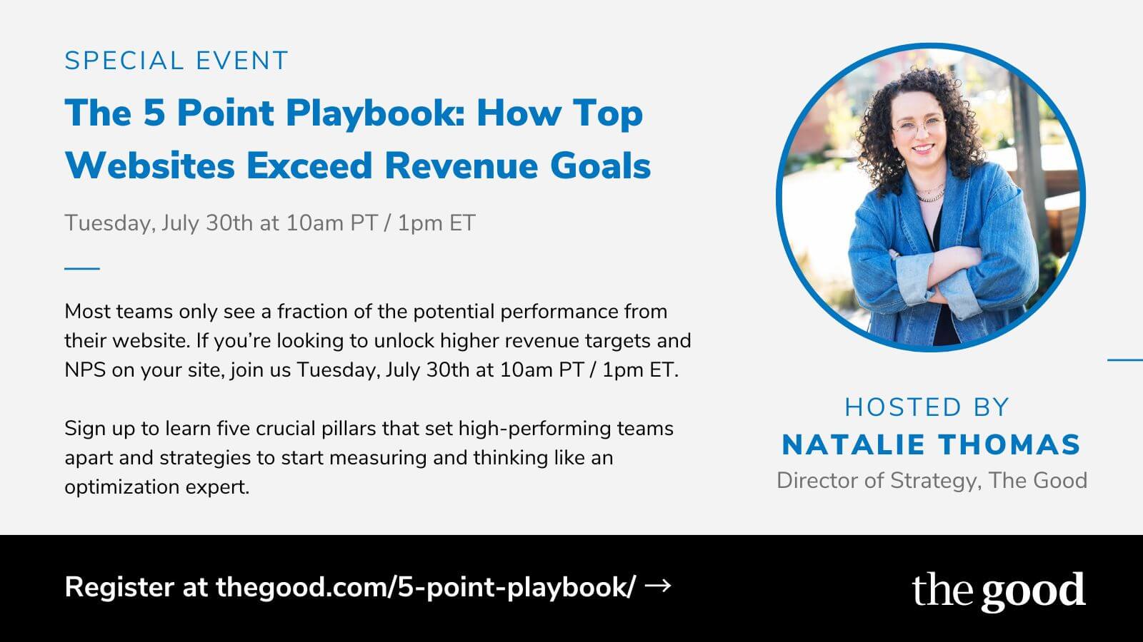 [Register] The 5 Point Playbook: How Top Websites Exceed Revenue Goals