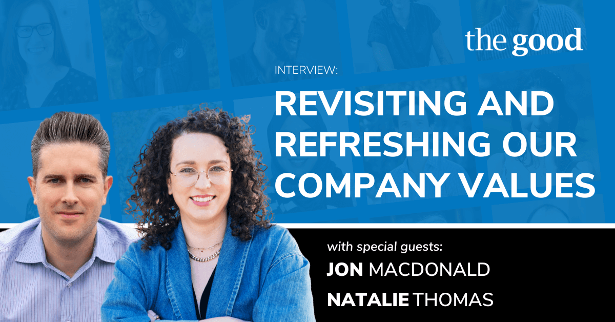 Revisiting And Refreshing Our Company Values