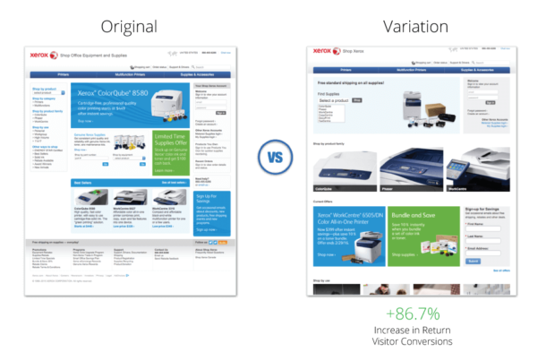 Xerox Leveraged User Insights To Inform A Redesigned Website