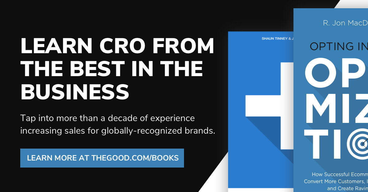 Conversion Rate Optimization Books Published By The Good