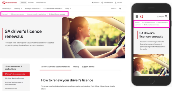 Mobile Breadcrumbs Design Guidelines