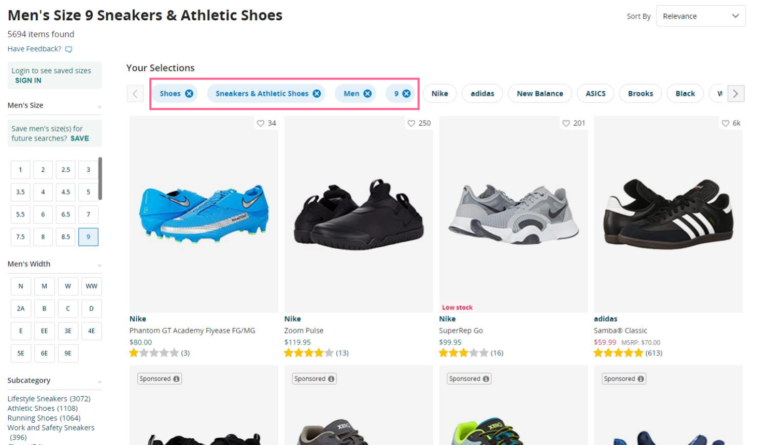 25 Ecommerce Product Filters With UX Design Best Practices