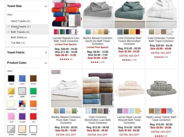 25 Ecommerce Product Filters With UX Design Best Practices