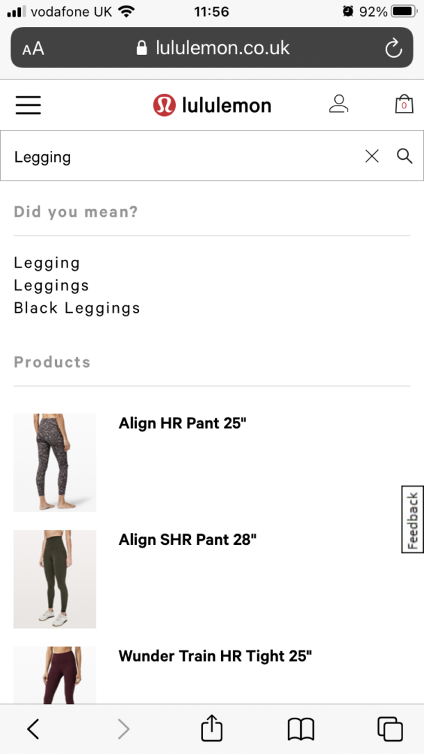 12 Ecommerce Site Search Best Practices (With Examples) - The Good