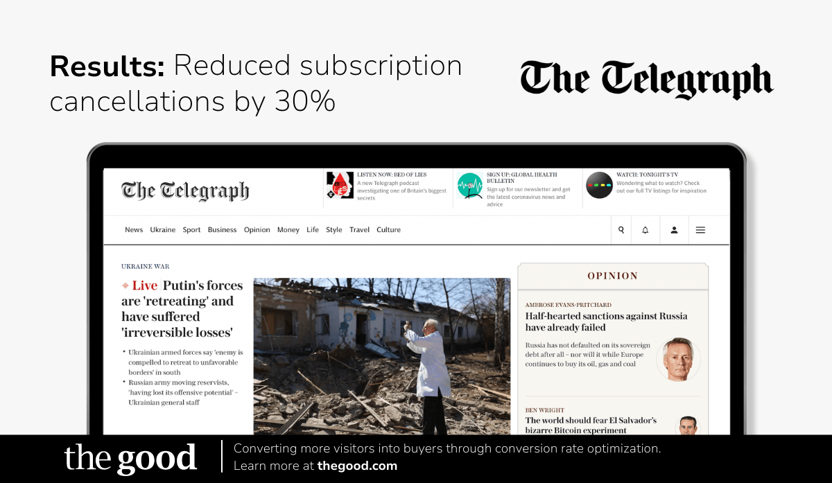 How The Telegraph Improved Subscriber Quality